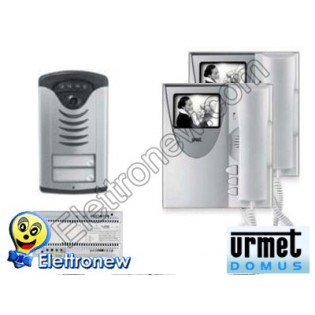 URMET KIT INTERPHONE VIDÉO, DE DEUX FAMILLES, LES 5 FILS 956/42