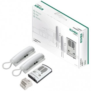 Kit Interphone Elvox semi-detached house push button panel on the wall imp 4+2 wires 885E