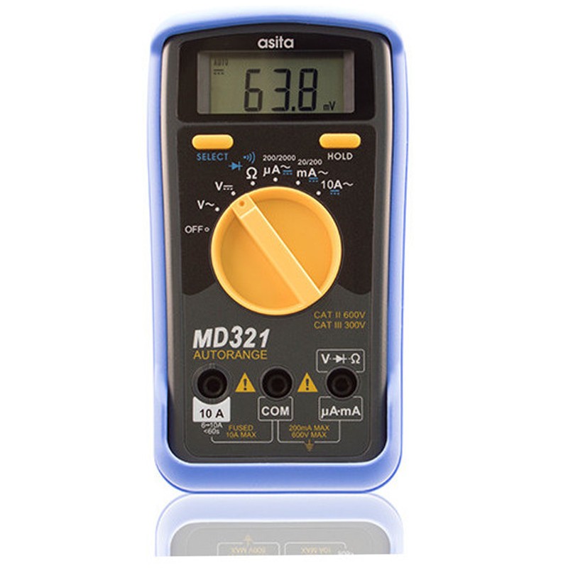 Digital multimeter small pocket Asita MD321