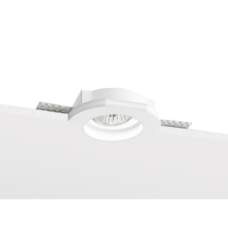 Nobile round plaster recessed spotlight IP20 White