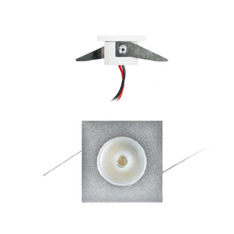 Spotlight recessed LED Play Led PETIT FRAMEWORK 2W 3000K Silver DL2LQSC