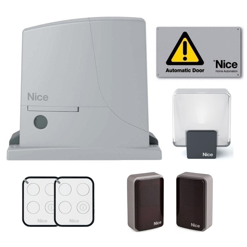 Nice ROBUSKIT Schiebetor KIT bis 600KG 24VDC RB600BDKCE