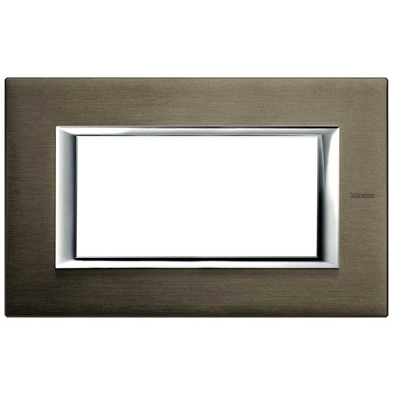 Bticino Axolute Placca 4 Moduli Bronzo HA4804BR