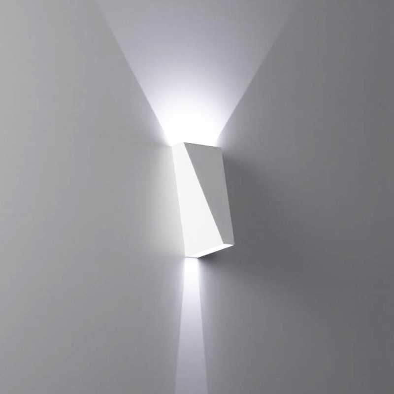 Delta Light TOPIX 2X1W 3000K White 3041702W Delta Light TOPIX 2X1W wall ...