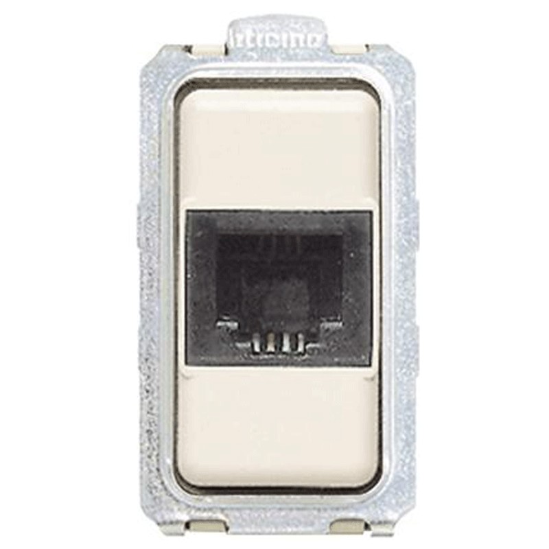 Bticino Magic telephone jack RJ11 5982