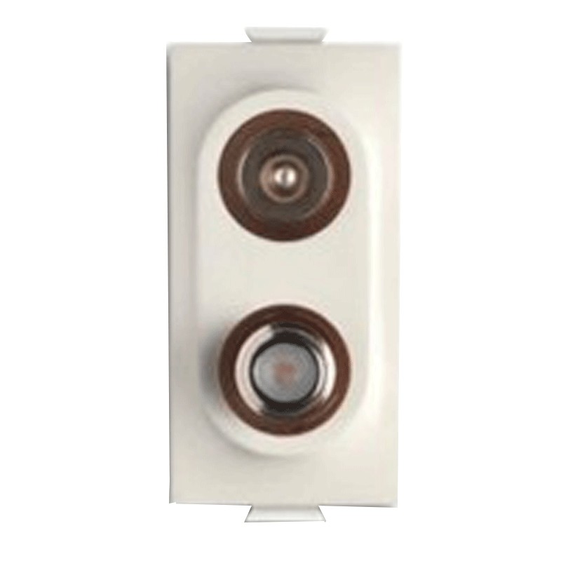 TV-STECKDOSE ABB KLAR KOAX DEMIX DIREKT 2CSK1133CH