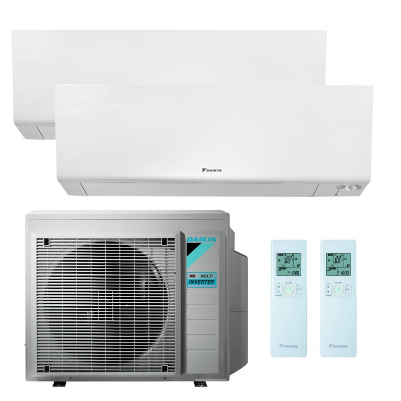 Aire acondicionado Doble Split Daikin Prefera 12000+18000BTU R32 WIFI ...