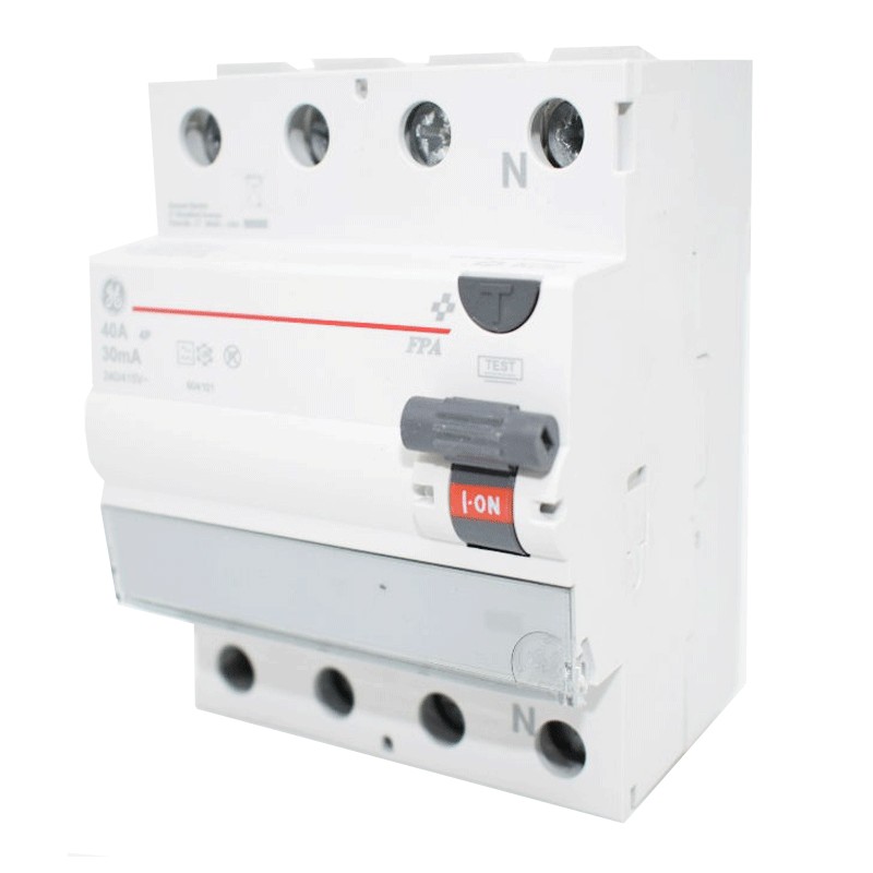GE 40A 4 Poles Type A 30mA Earth Leakage Circuit Breaker 604101
