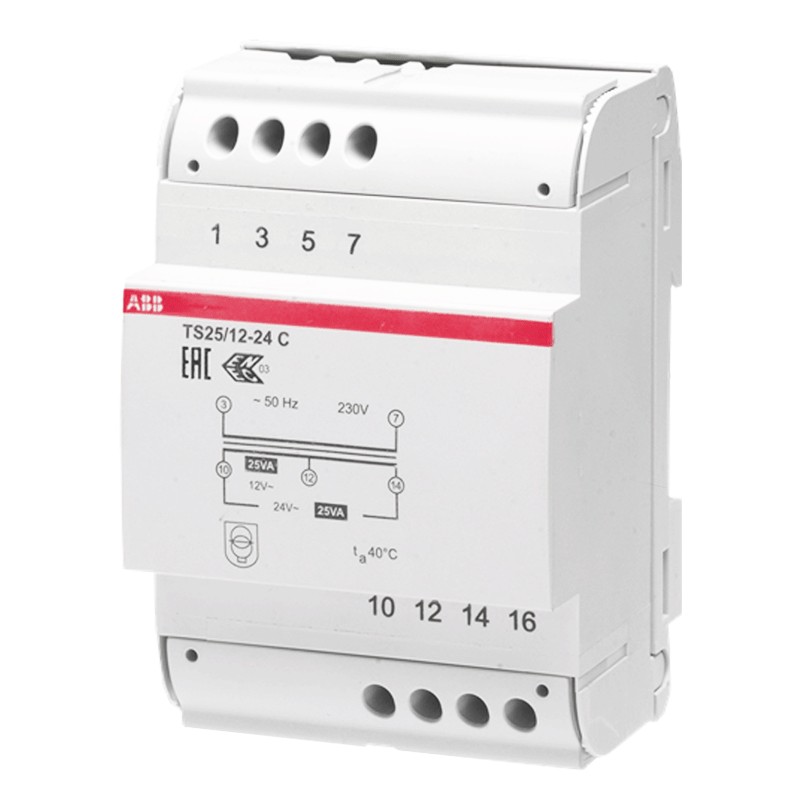 ABB TSC 25V 12-24Vac modular transformer M429285