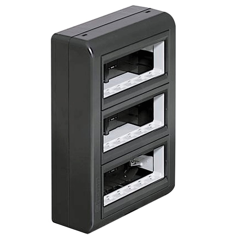 BTICINO multifunction wall-mounted switchboard 18 modules grey 150418GR