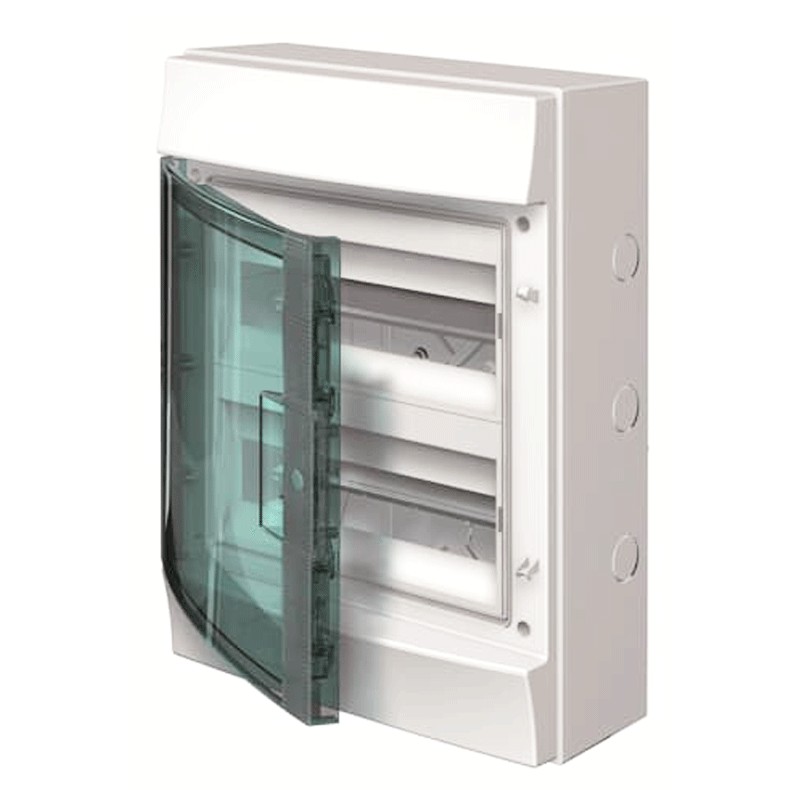 Abb switchboard wall-mounted grey 24 modules with door IP65 65P12X22