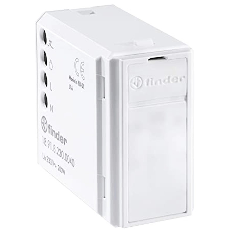 Flush-mounted motion detector Finder civil series white 189182300040