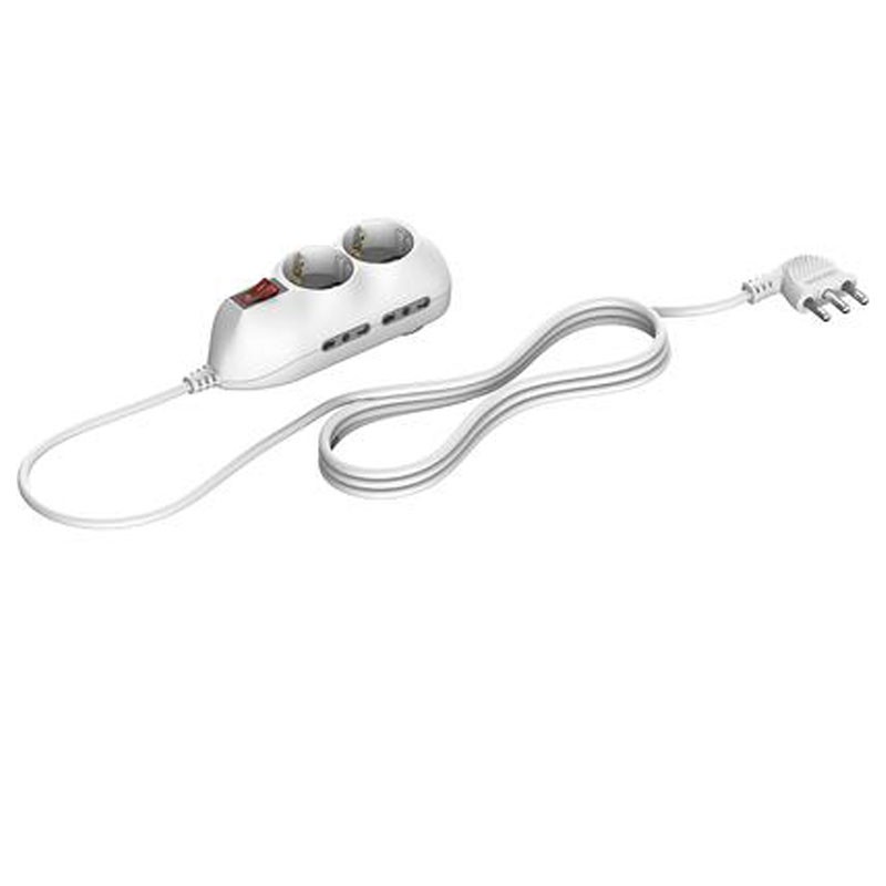 Bticino Steckdose mit Slot 6 deutsche Steckdosen und 4 zweiseitige ...