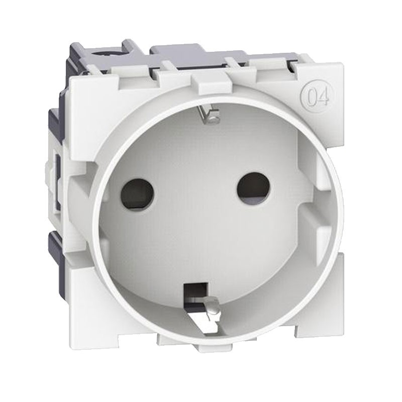 Bticino Living Now Deutsche Standard Steckdose Weiß KW4141