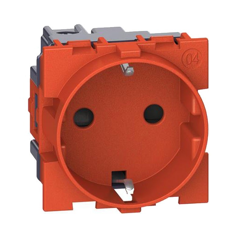 Bticino Living Now Deutsche Standard Steckdose rot KR4141