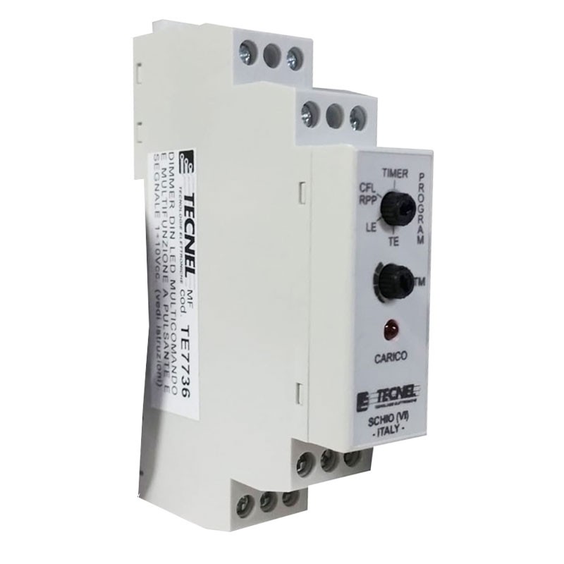 Tecnel Din LED Mosfet Dimmer für dimmbare LEDs und CFLs TE7736
