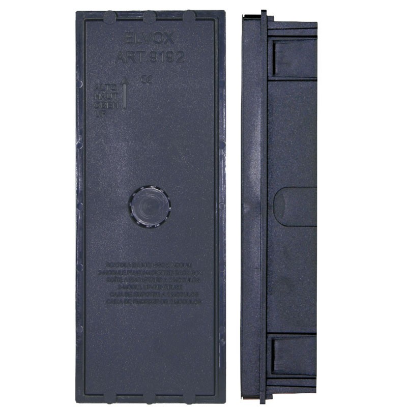 Elvox flush-mounted box 2 modules for external push-button panel 9192