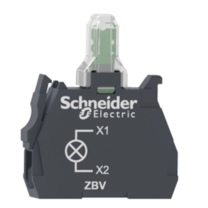 Elément lumineux Telemecanique LED 24V blanc ZBVB1