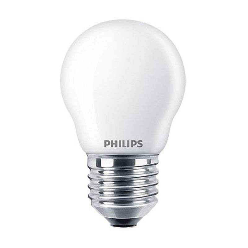 Philips 6.5W LED bombilla de bola E27 4000K 806 lumen INCALUS60840G2