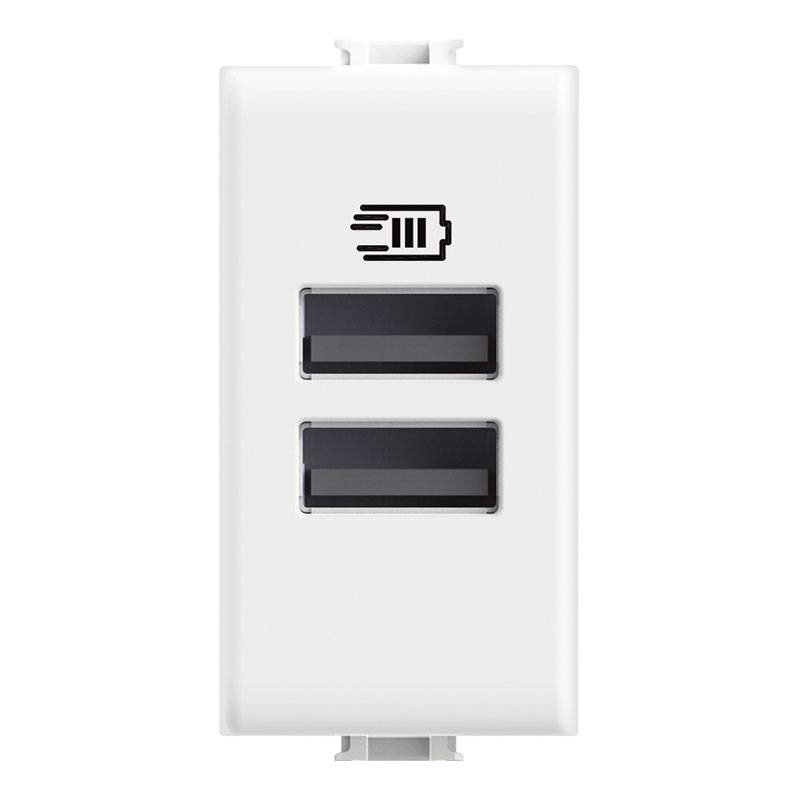 Bticino MATIX 15W USB-Socket with 2 Port Type A AM4191AA