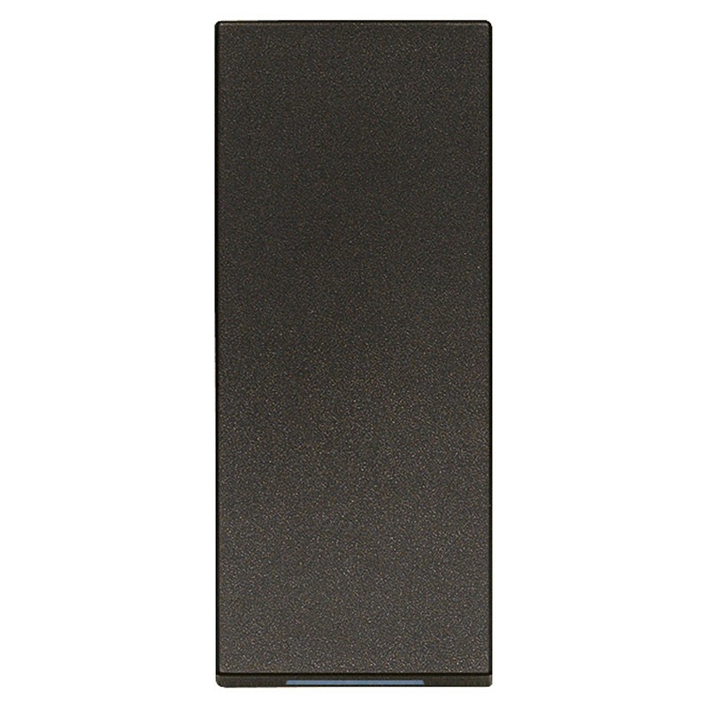 Vimar Linea Interchangeable Aligned Switch Cover 1 Module Black 31000S.G