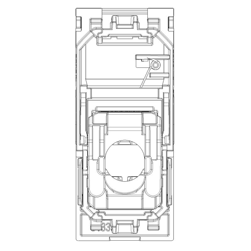 Vimar Linea RJ45 Data Socket with Netsafe Cat. 6 Connector Black 30339.13G