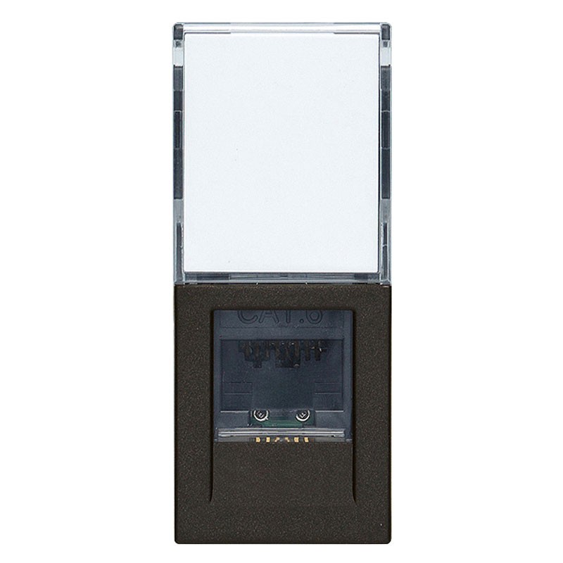 Presa Dati RJ45 Vimar Linea con connettore Netsafe Cat. 6 Nera 30339.13G