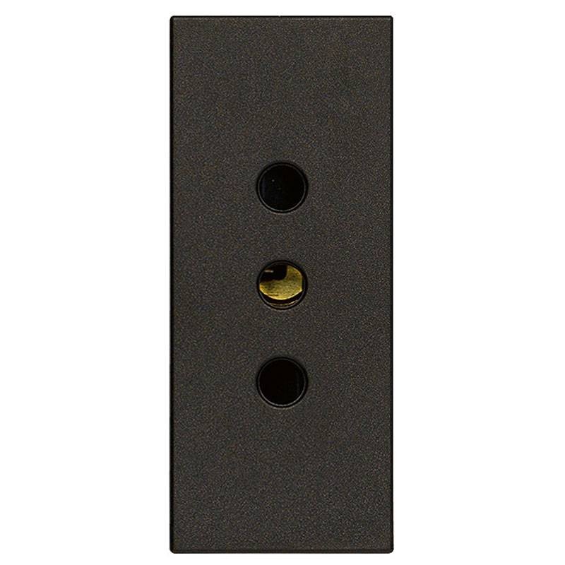 Vimar Linea Current Socket 10A 2P+E P11 Black 30201.G