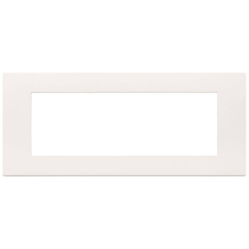 Placca Vimar Linea Total Look 7 Moduli Tecnopolimero Bianca 30657.00