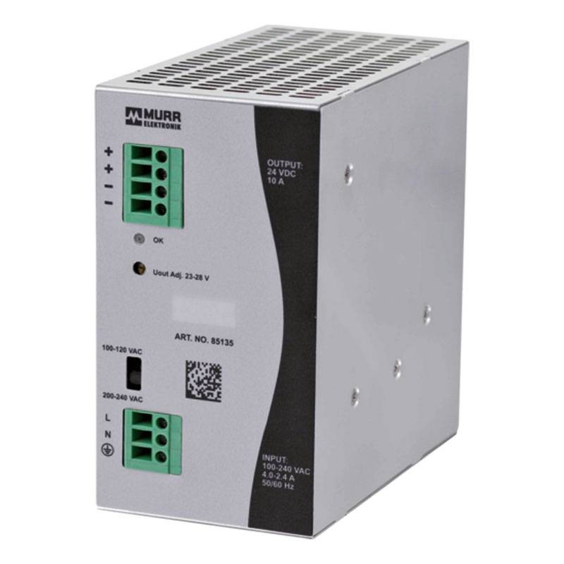 Alimentatore monofase Murr ECO-RAIL-2 10A 24 V DC 85135 Alimentatore monofase Murr ECO-RAIL-2 10A 24 V DC 85135