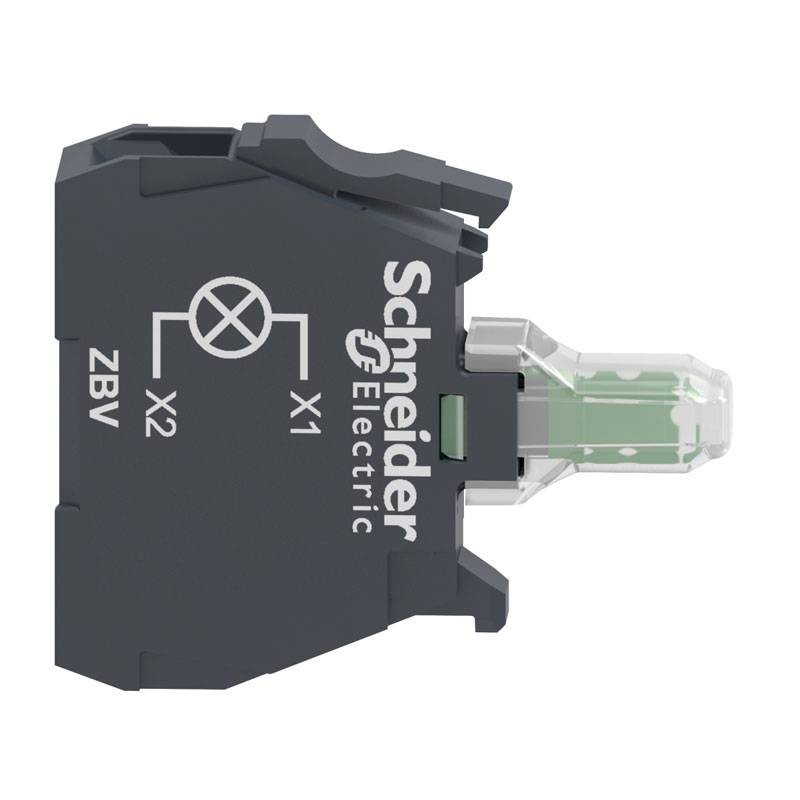 Elemento luminoso LED integrado Schneider Rojo 24V ZBVB4