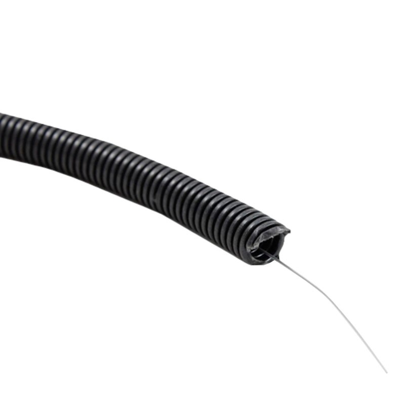 Black corrugated pipe with wire puller diameter 20mm