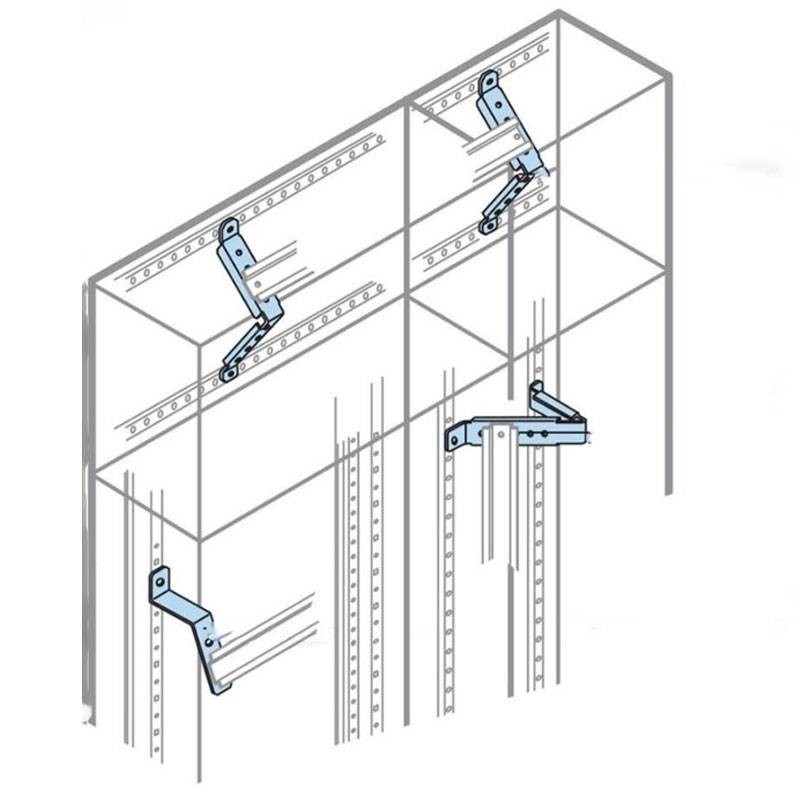 Abb panel mounting brackets for metal structures AD1038