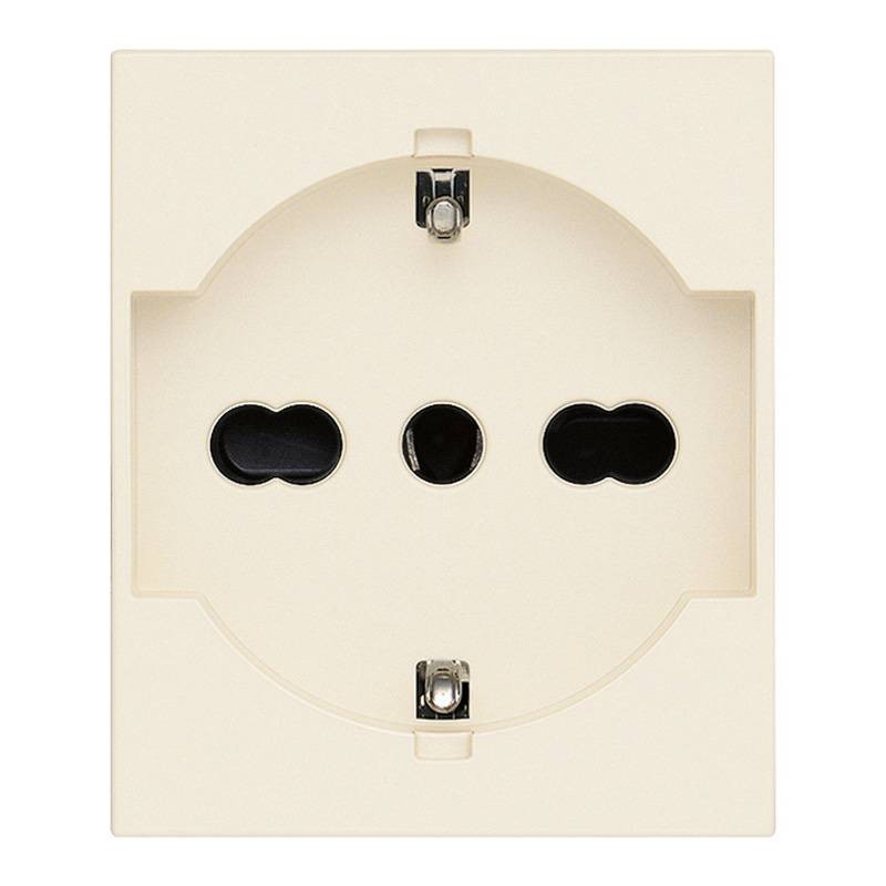 Vimar Linea Standard Schuko Socket 16A 2P+E P40 Hemp colour 30210.C