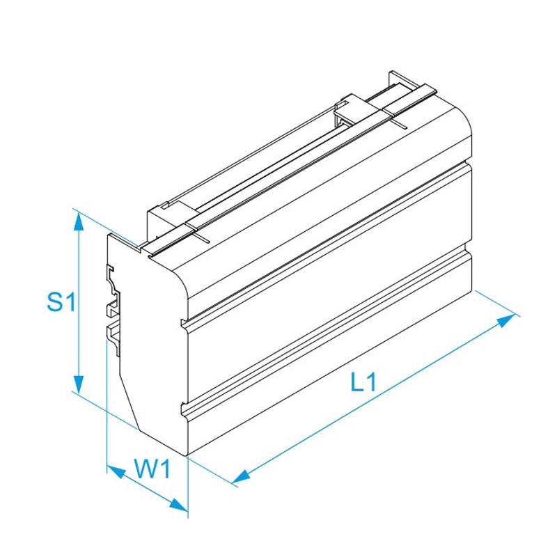 Modular BM tetrapolar terminal block 4P 160A 12 connections low 690V ...