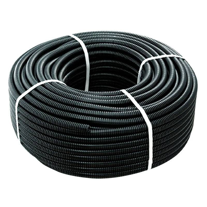 Black corrugated pipe with wire puller diameter 32 mm B10332