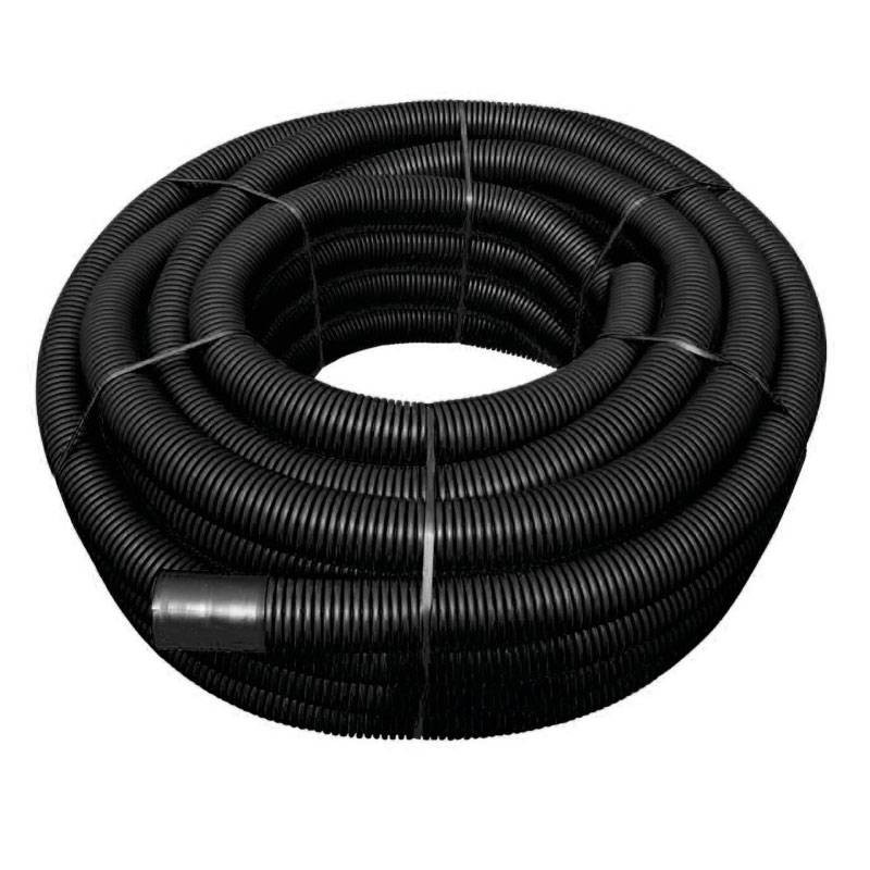 Black corrugated pipe with wire puller diameter 50 mm B10334