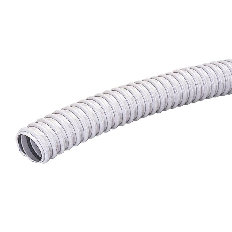 Conduit flexible spiralé encastré gris diamètre 32 mm B10475