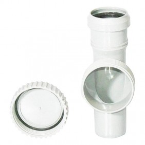Inspection Pipe with Pipe cap Valsir Triplus Plug D 110 mm VS0650907