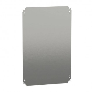 Placa de fondo Schneider para cajas 600x400 mm chapa galvanizada NSYMM64