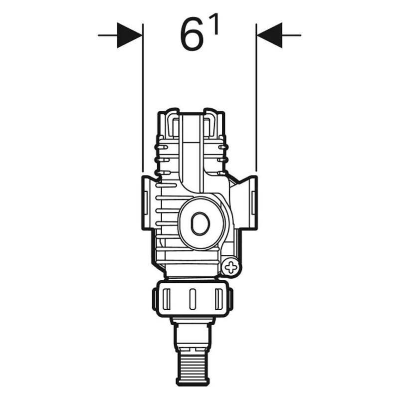 Geberit type 380 Float valve for toilet drains 240.783.00.1