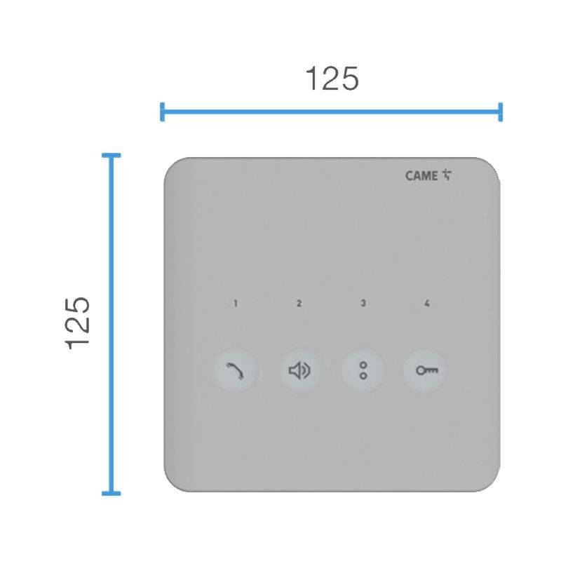Came BPT PLX Audio Handsfree Intercom for X1 System 840CC-0030