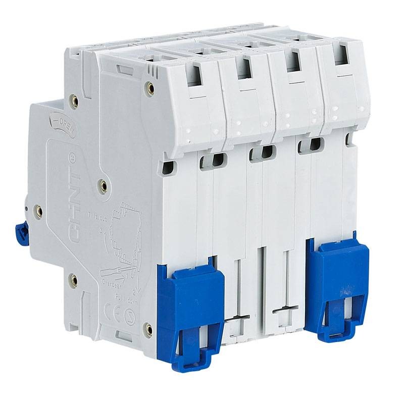 Chint Circuit Breaker NB1-63H 4P 50A 10kA C 4 Modules 179918