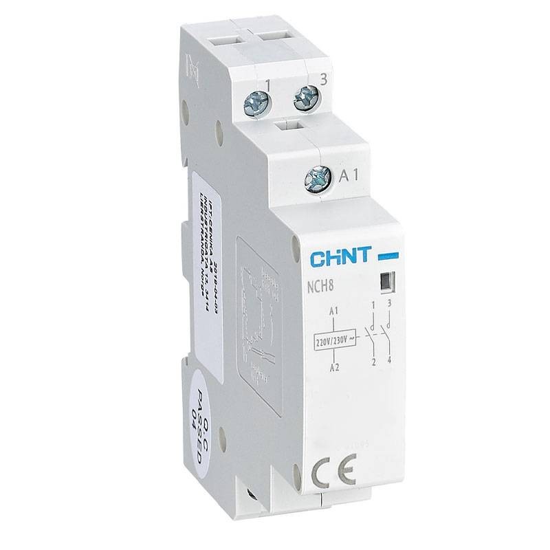 Chint Modular Contactor NCH8 20A 2NA 2P 24 Vac 1 Module 256051