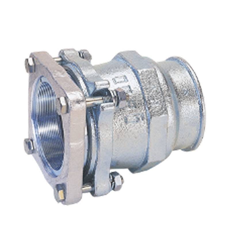 Raccordo a compressione in ghisa per tubi in acciaio Gebo F 4 pollici ...