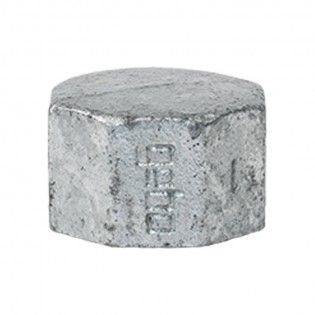 Gebo cast iron octagonal cap for 4-inch pipe 300-12G