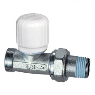 Far 1630 straight thermostatic valve for radiators 1/2 chrome plated ...