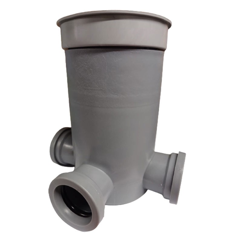 Bampi floor drain 3 inlets 1 outlet D 100 mm H 170 mm SI6560RD