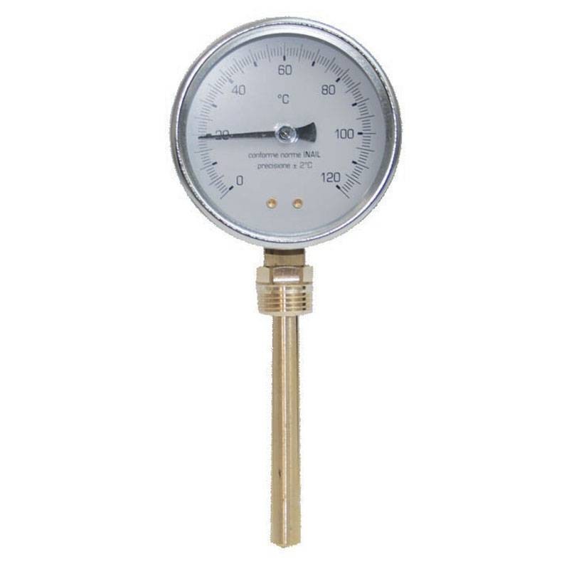 Ferrari bimetallic thermometer radial connection 80 mm 1/2 L 50 mm 110524