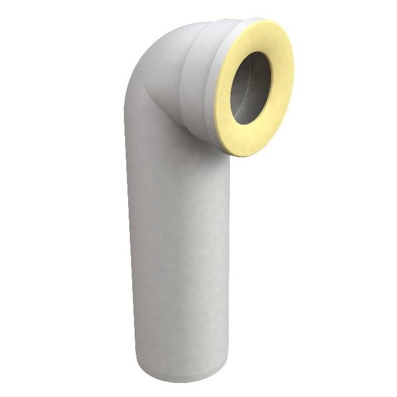 Bonomini 90-degree elbow for toilet drain D 90 mm white 8436PP90C0